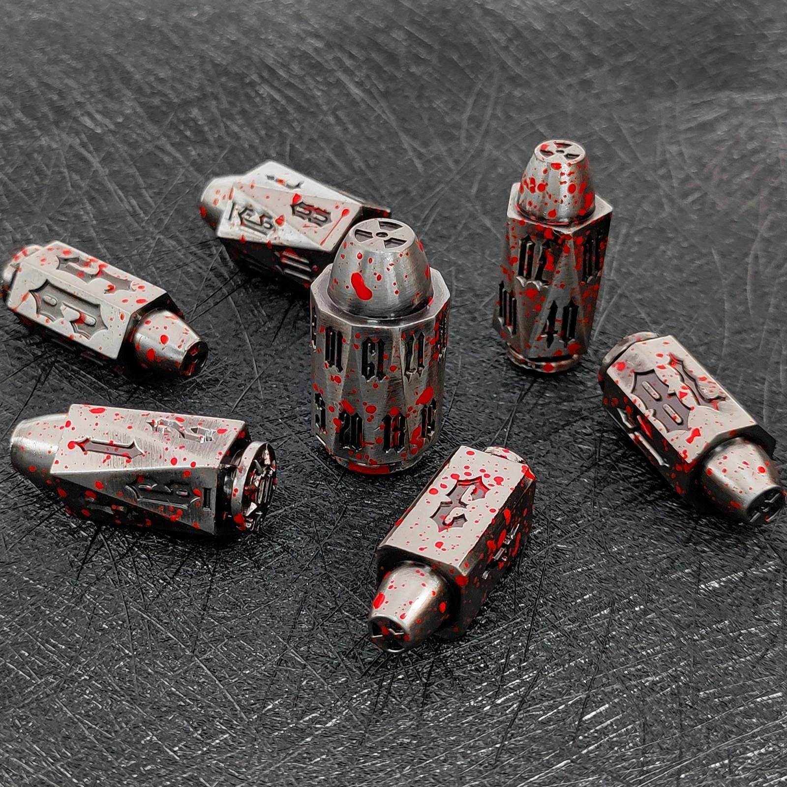 Revolver Dice - Bullet Dice Revolver – DND Dice | D&D Dice For RPGs ...