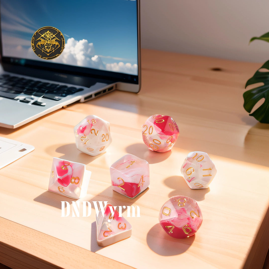 Red Goldfish Dungeons & Dragons Dice Set(DND Dice Set) – DND Dice | D&D ...